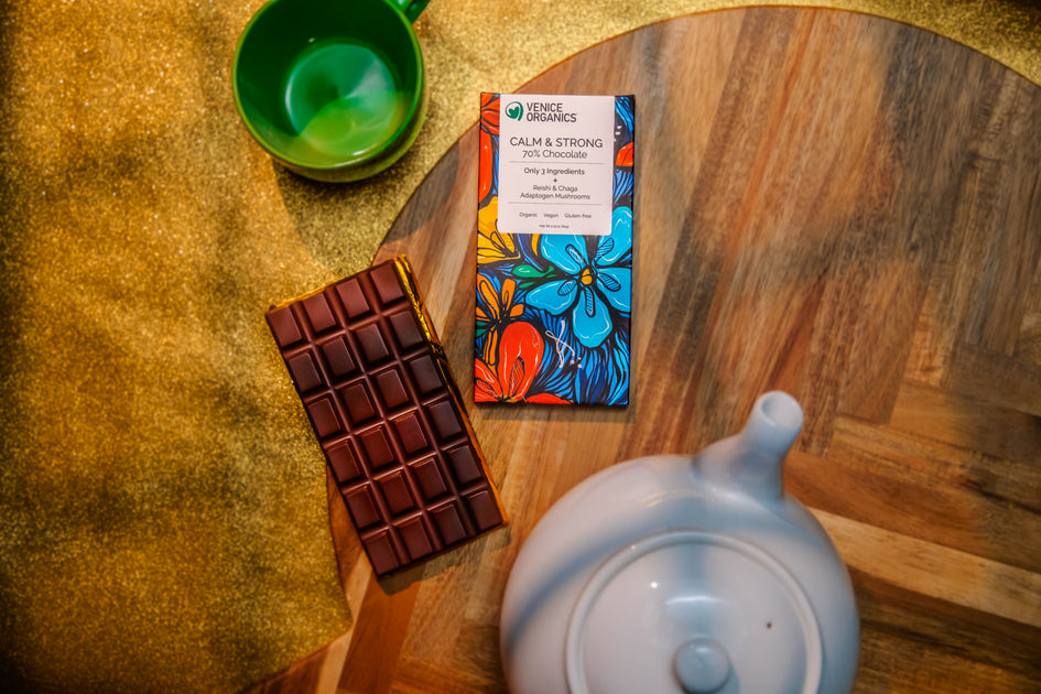 Calm & Strong Chocolate Bar – Venice Organics